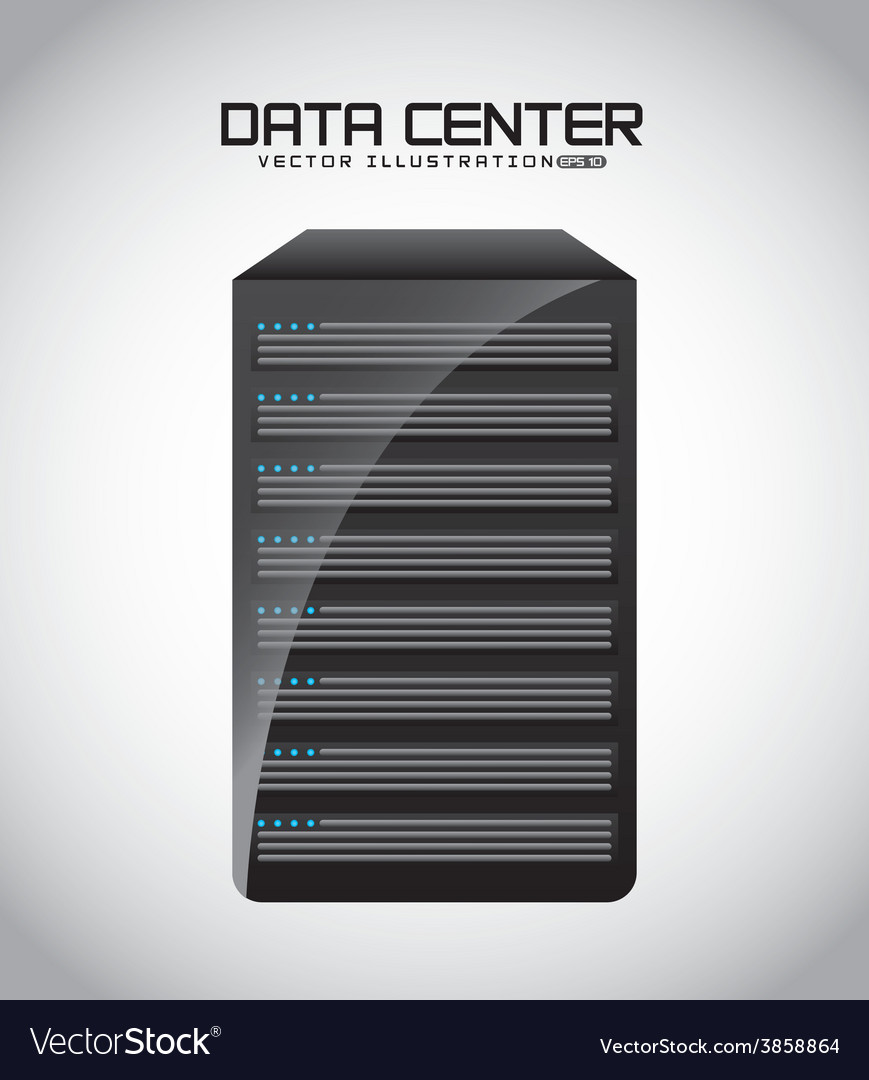 Data center Royalty Free Vector Image - VectorStock
