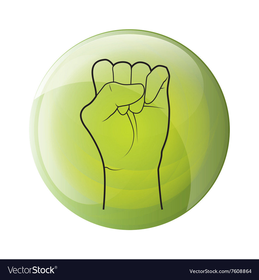 Sign language design Royalty Free Vector Image