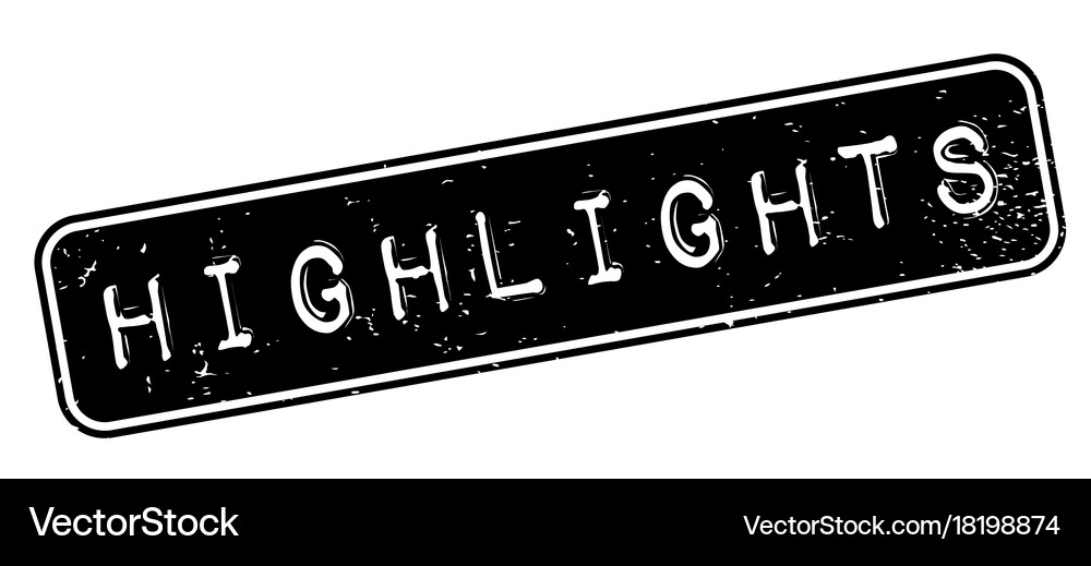 Grunge Highlights Stamp Royalty Free Vector Image