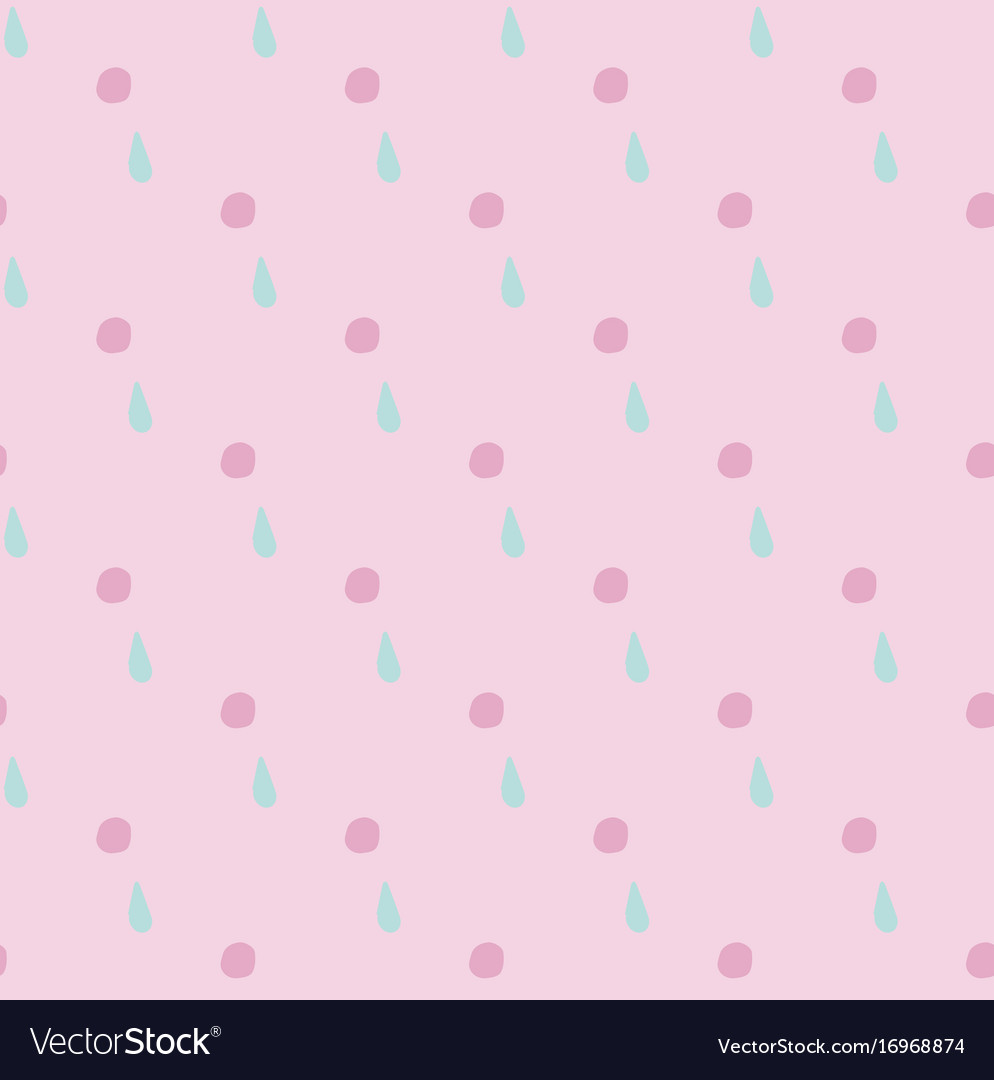 Pink polka dot seamless pattern Royalty Free Vector Image