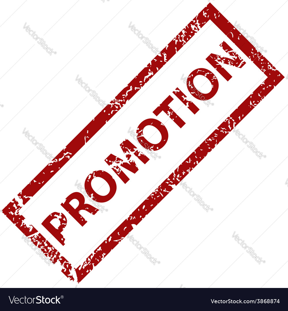 Promotion rubber stamp Royalty Free Vector Image