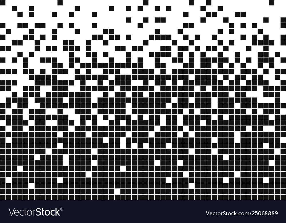 Dissolved filled square Royalty Free Vector Image