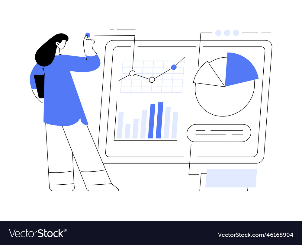 Data driven business model abstract concept Vector Image Data driven business model abstract concept Vector Image