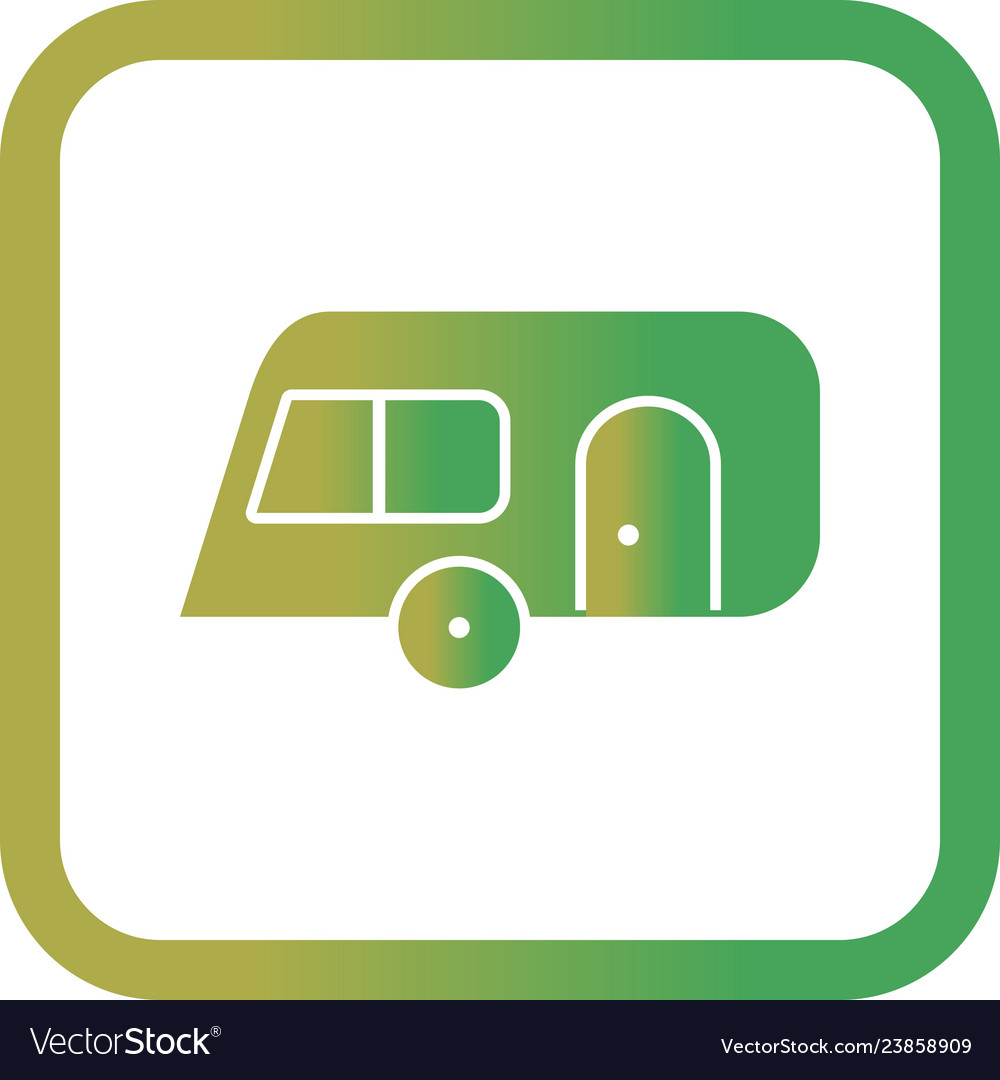 Caravan icon Royalty Free Vector Image - VectorStock