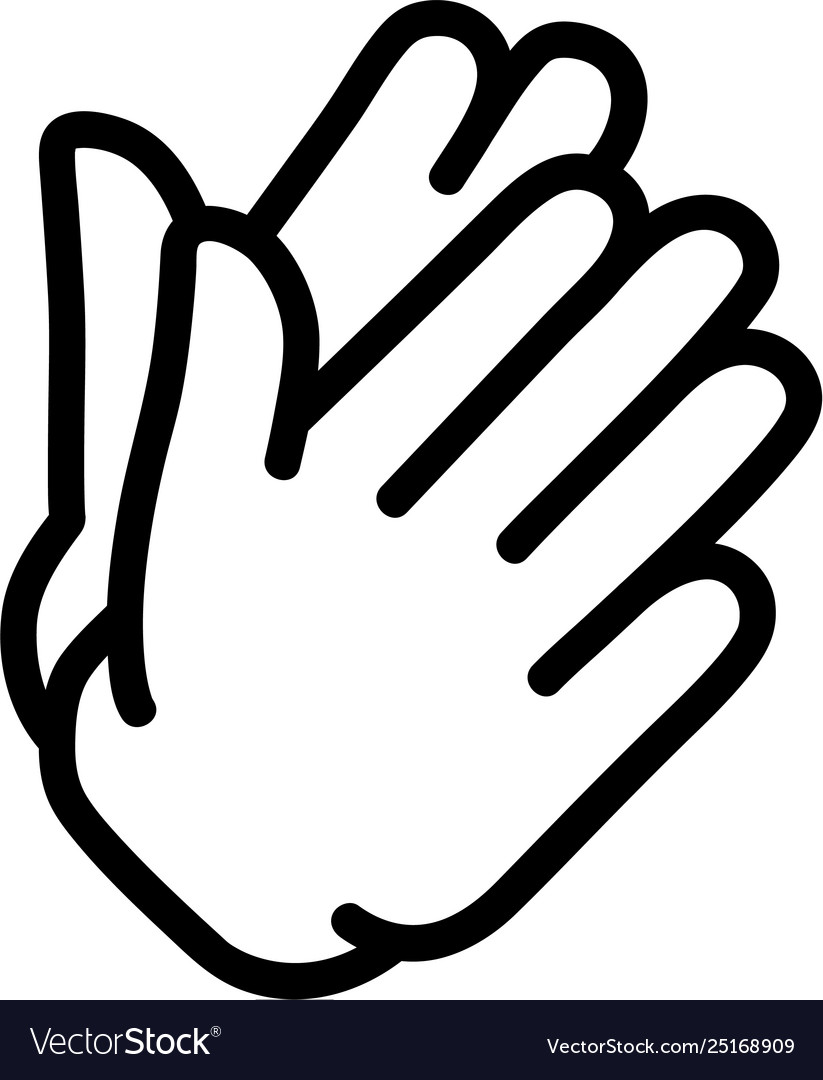 Clapping hands Royalty Free Vector Image - VectorStock