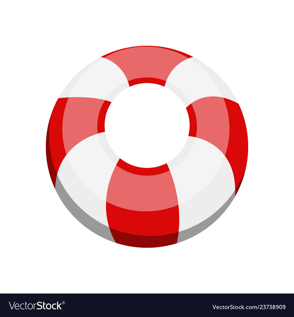 Isolated pool float Royalty Free Vector Image - VectorStock