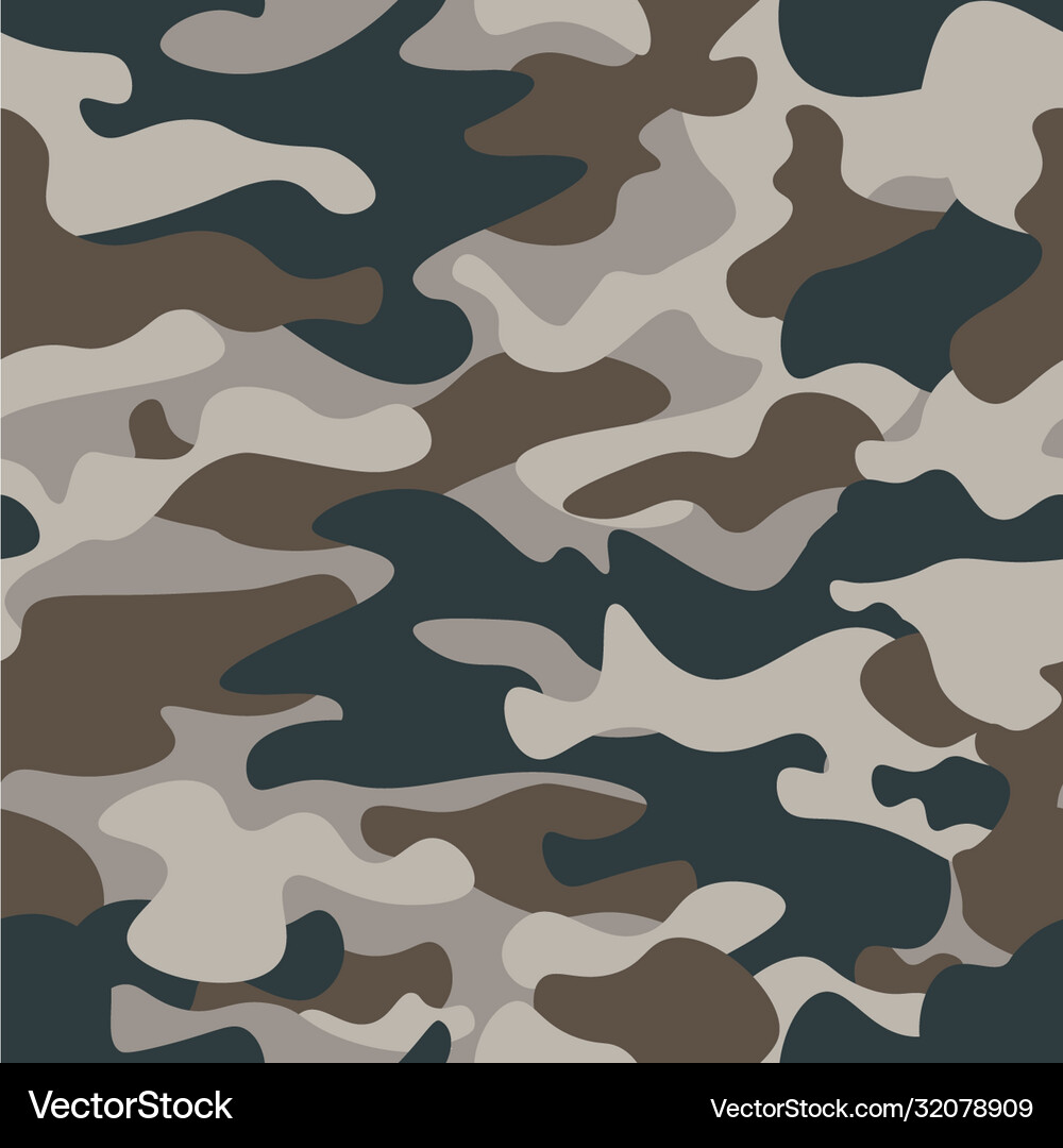 Modern fashion trendy camo patternclassic Vector Image
