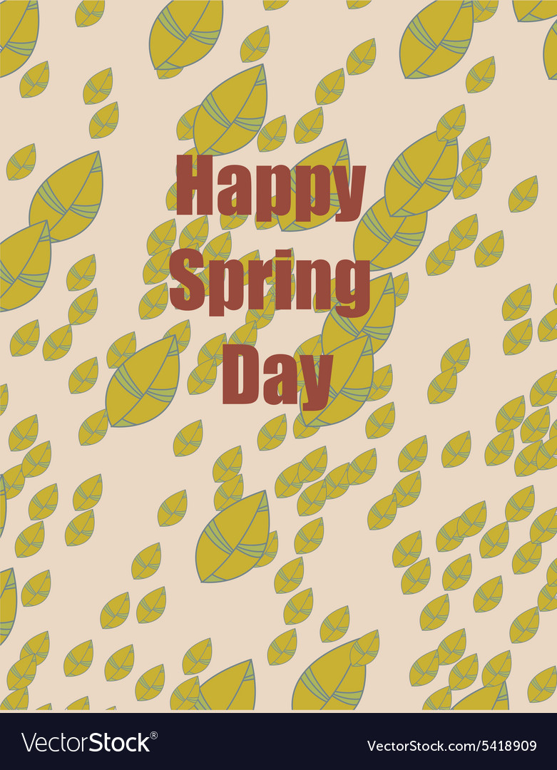 Spring Royalty Free Vector Image - VectorStock