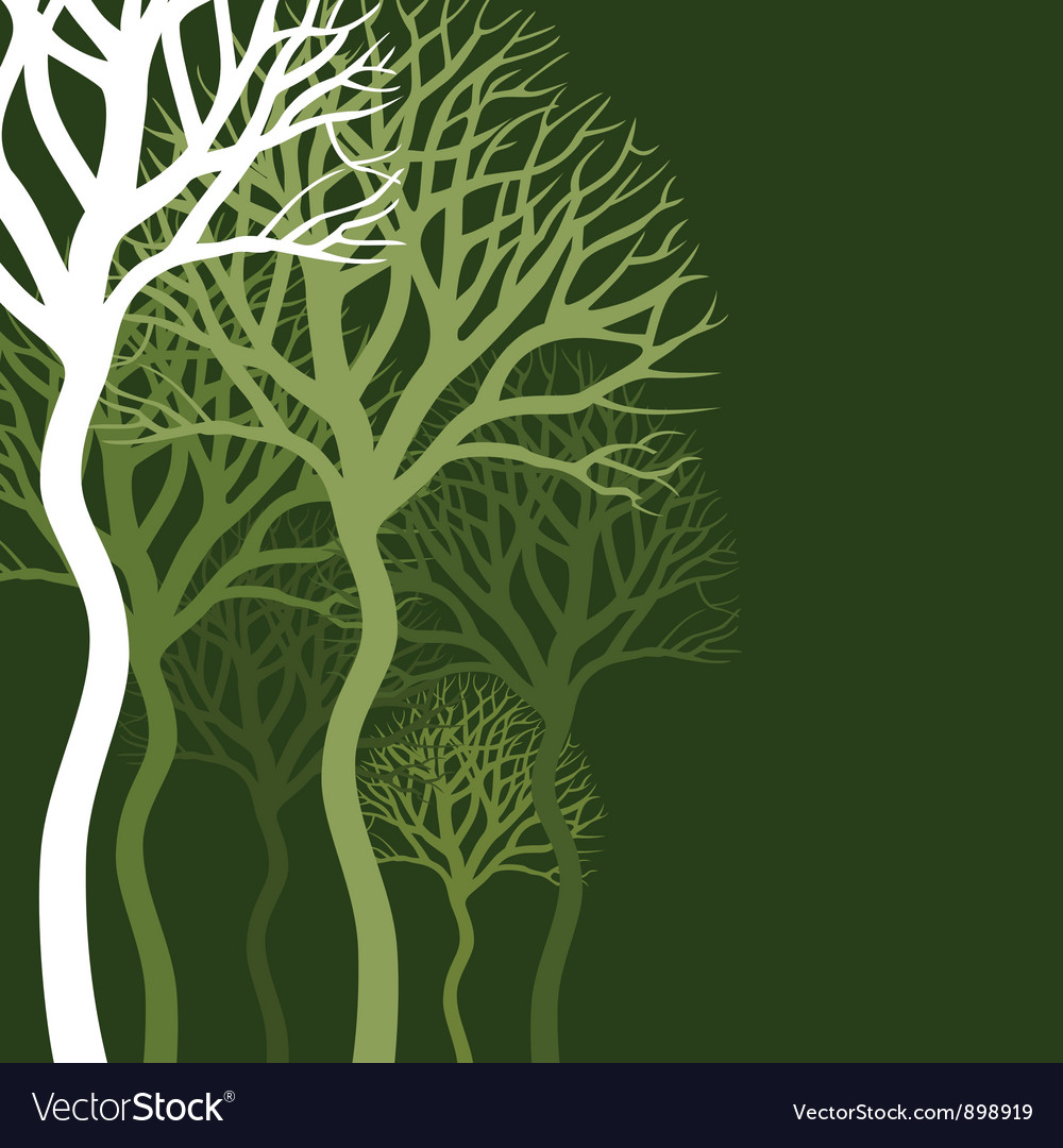 Abstract tree Royalty Free Vector Image - VectorStock