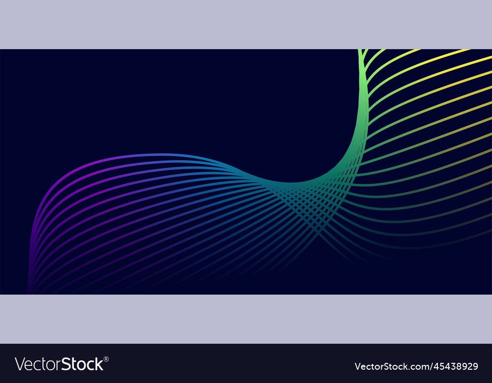 Abstract lineart colorful gradient background Vector Image