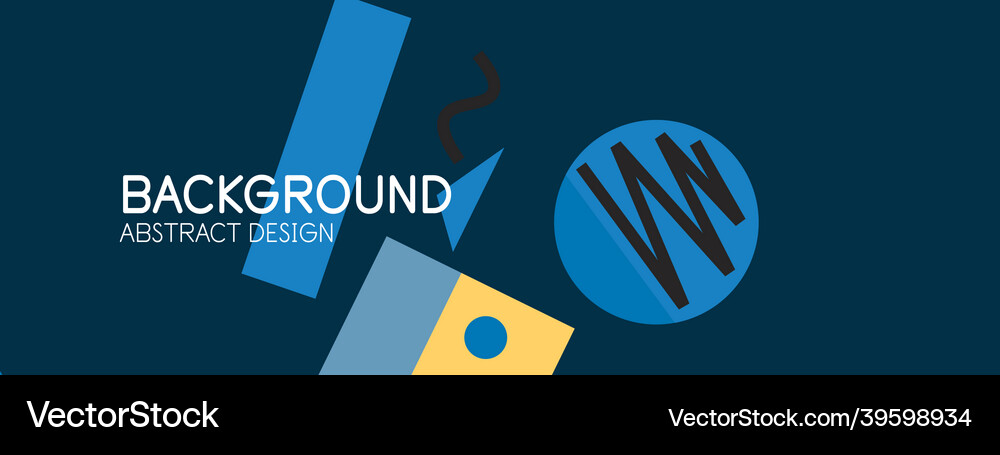 Abstract background with blocks lines geometric Vector Image