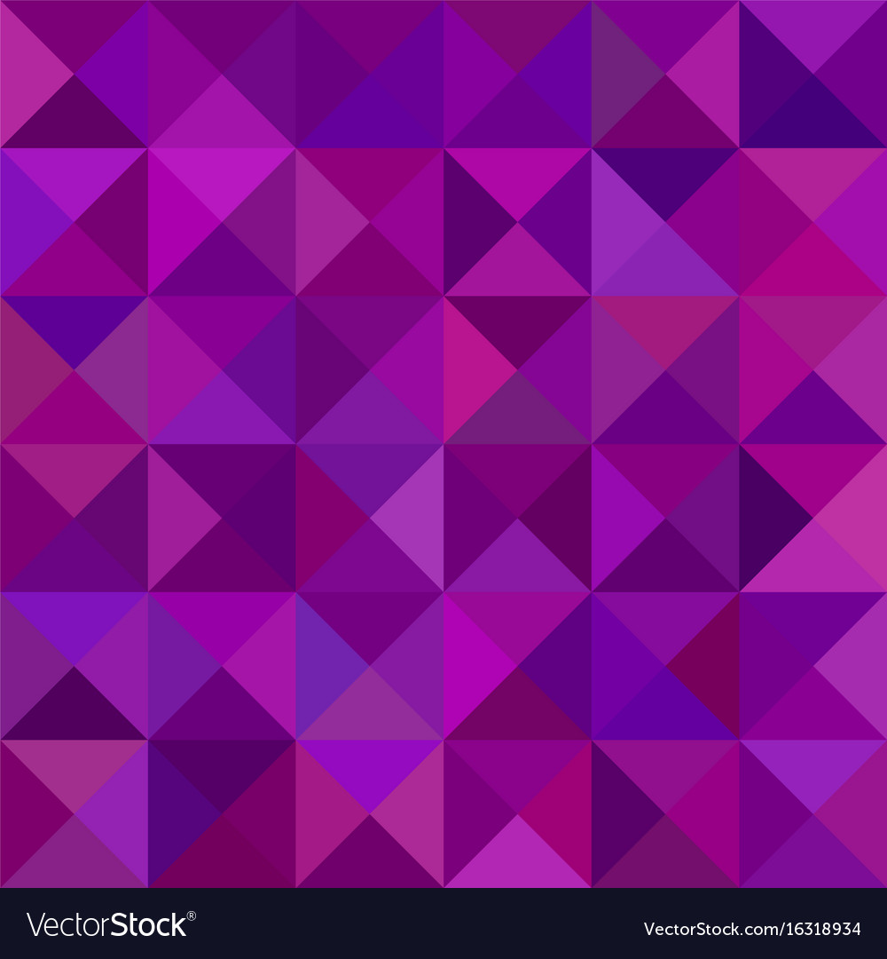 Geometric Abstract Triangle Tiled Mosaic Pattern Vector Image