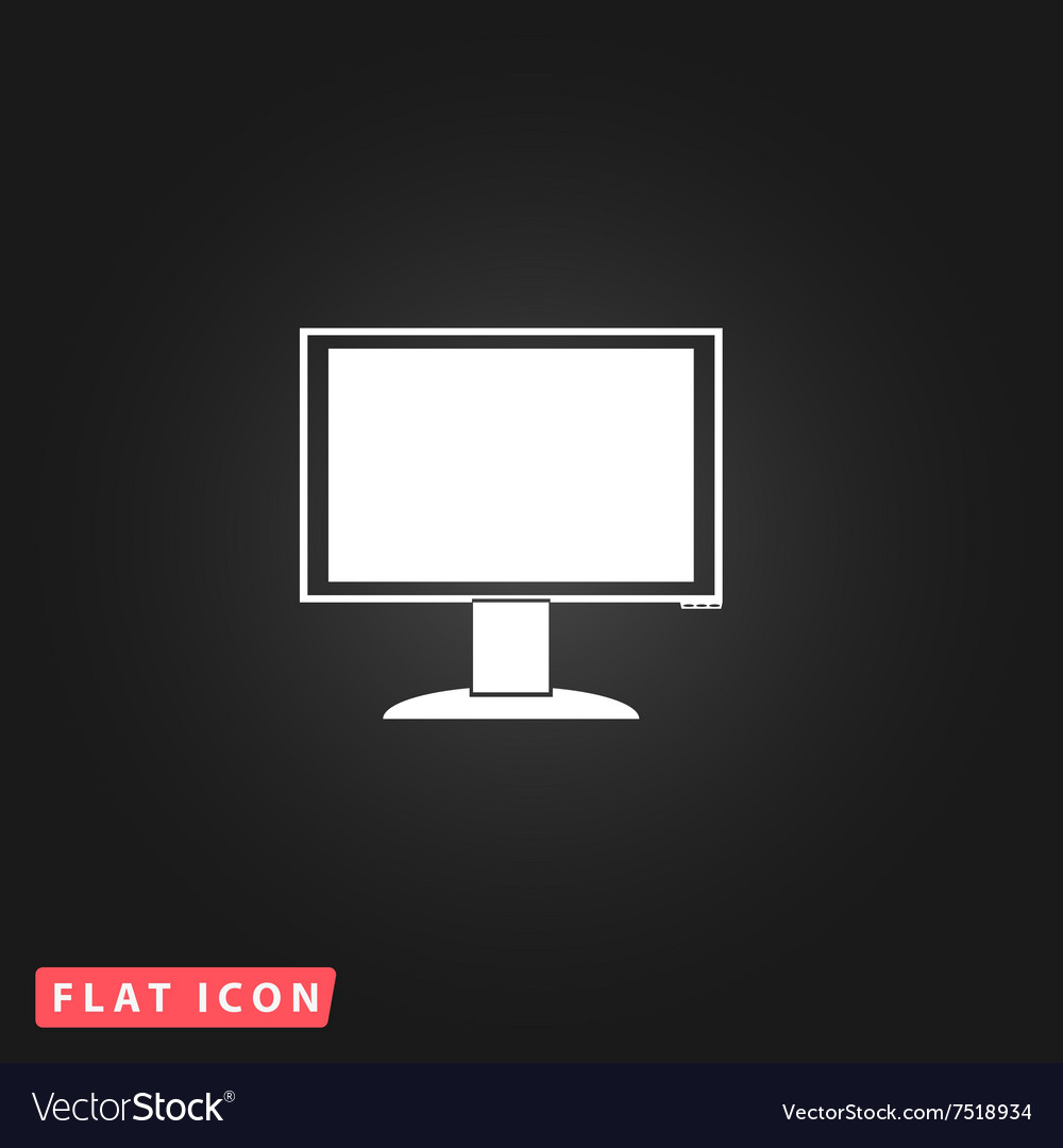 Monitor icon Royalty Free Vector Image - VectorStock