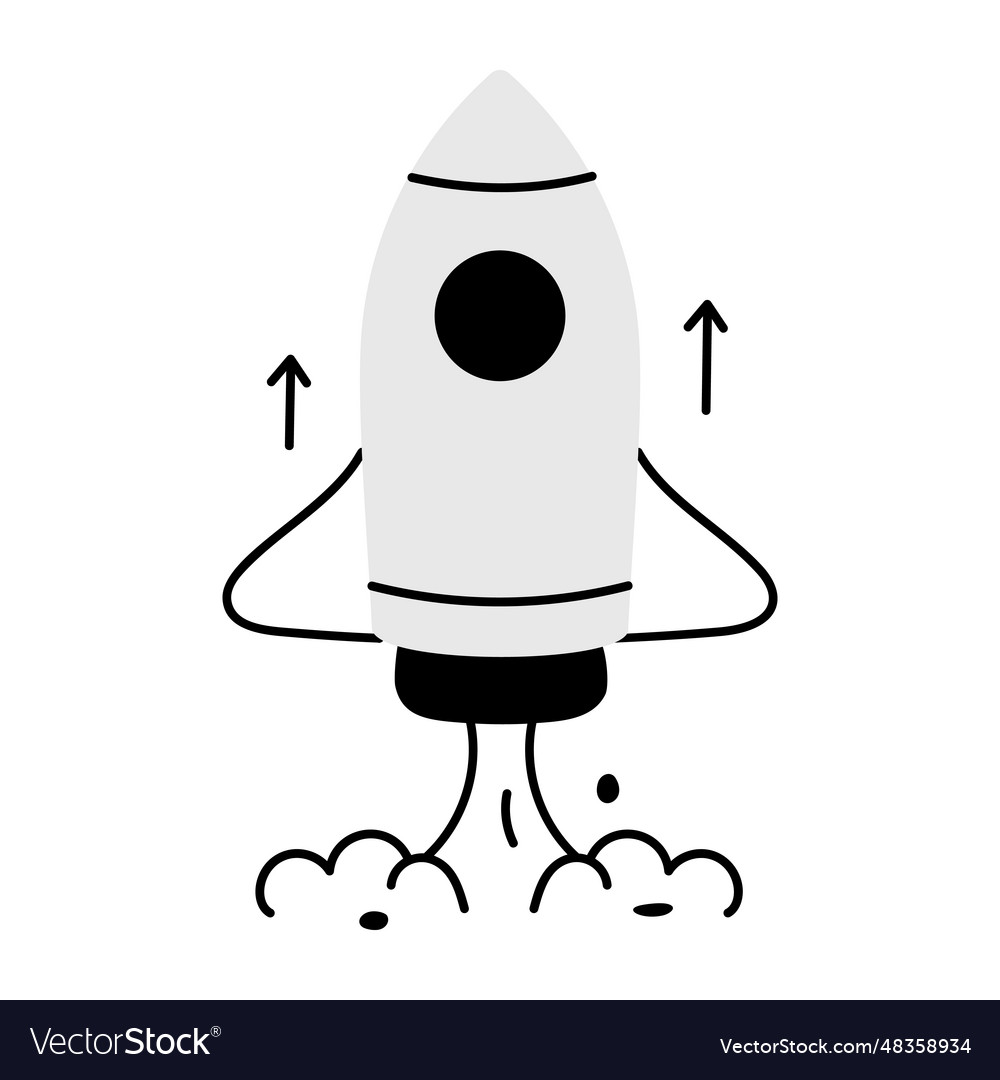 Project launch Royalty Free Vector Image - VectorStock