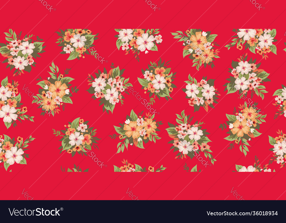 Seamless spring floral pattern 1 Royalty Free Vector Image