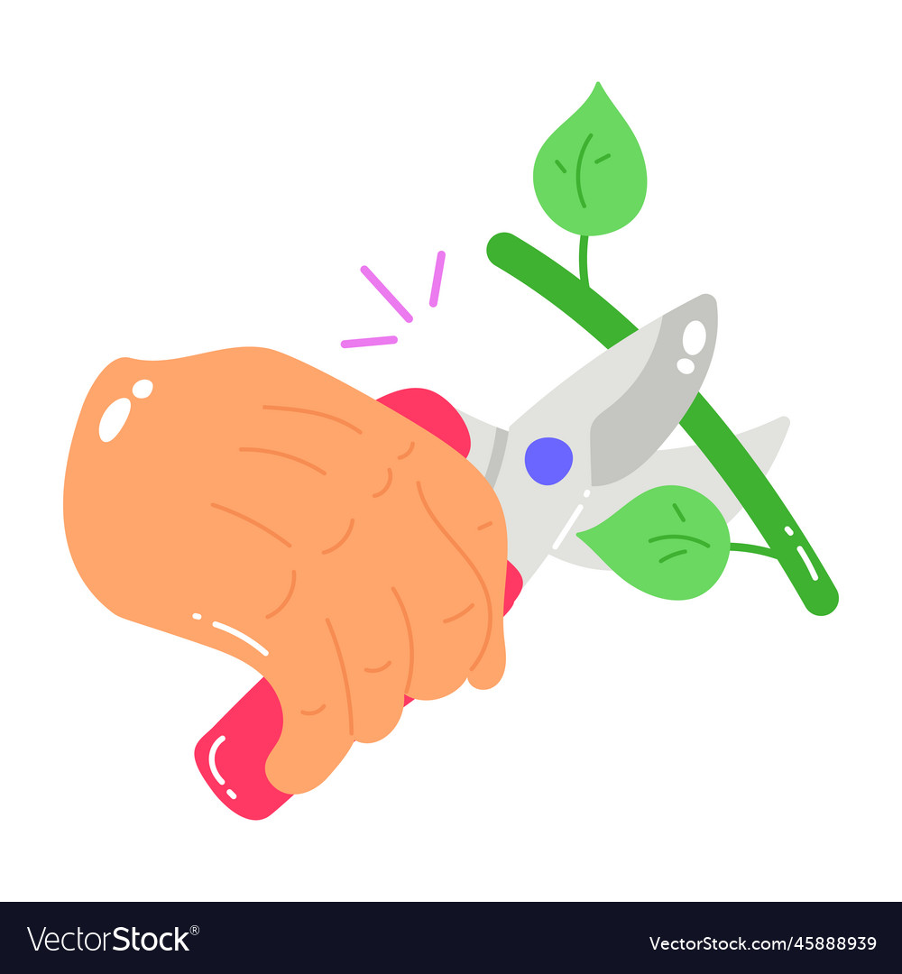 Pruning shears Royalty Free Vector Image - VectorStock