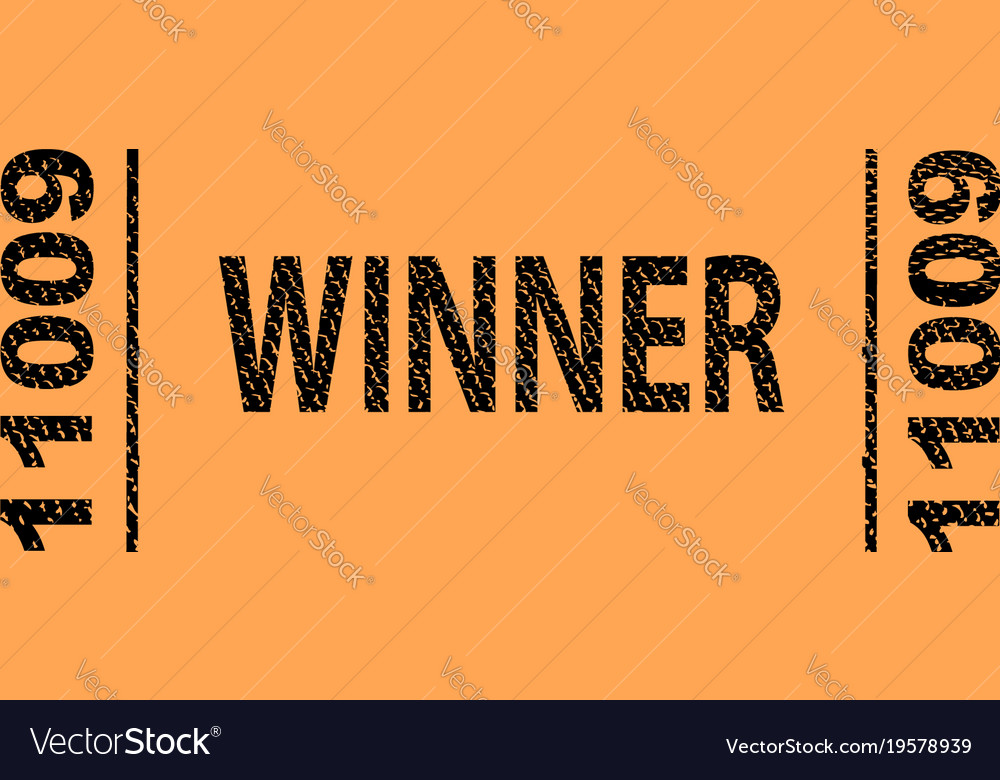 Winner Royalty Free Vector Image - VectorStock