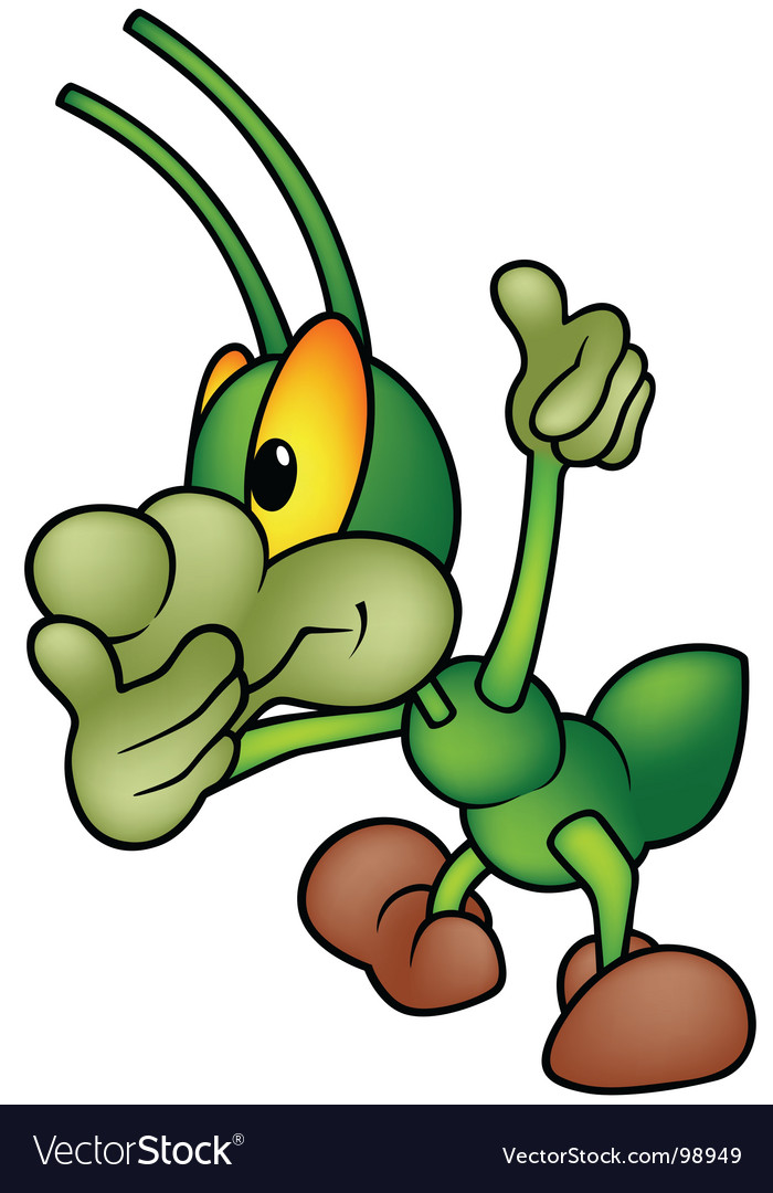 Cartoon bug Royalty Free Vector Image - VectorStock