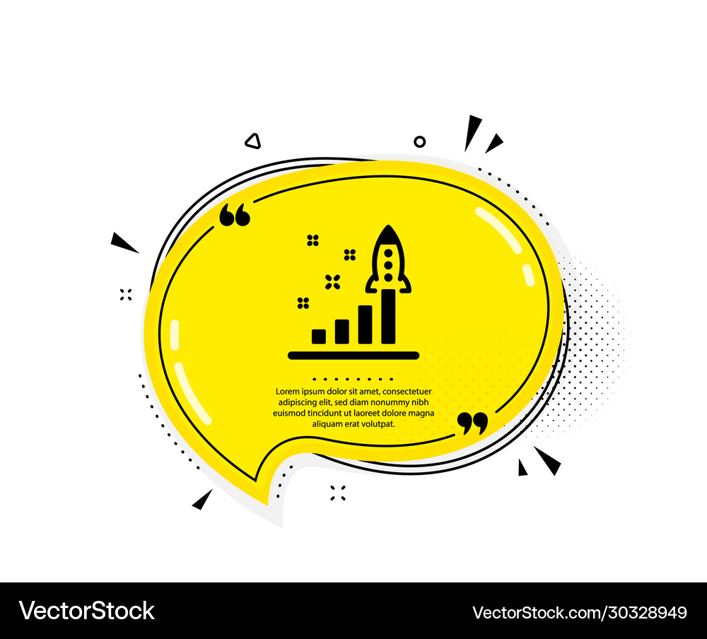 Development plan icon launch startup business Vector Image