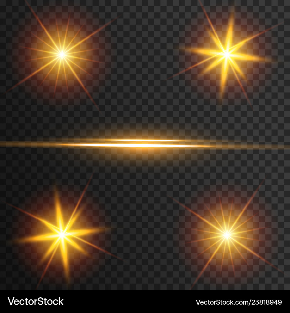 Light effect glow Royalty Free Vector Image - VectorStock