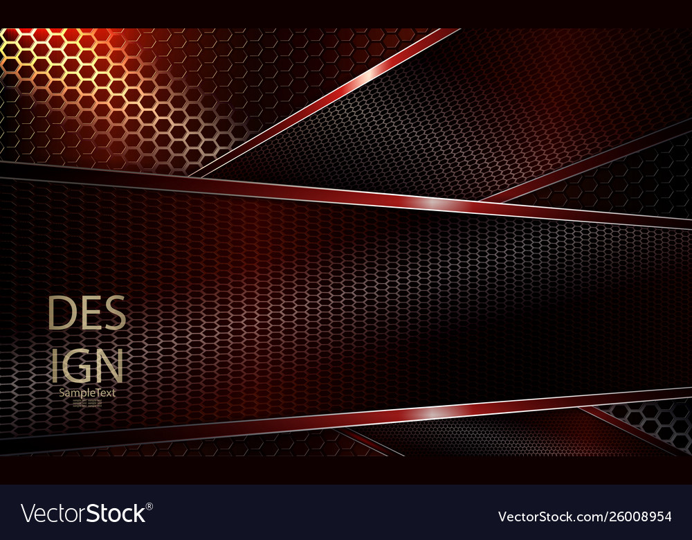 Abstract red composition with texture frames Vector Image