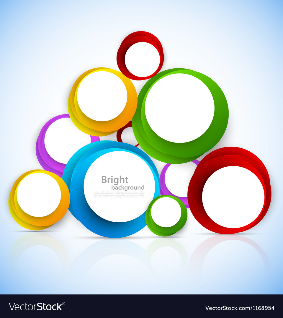 Background with colorful circles Royalty Free Vector Image Background with colorful circles Royalty Free Vector Image