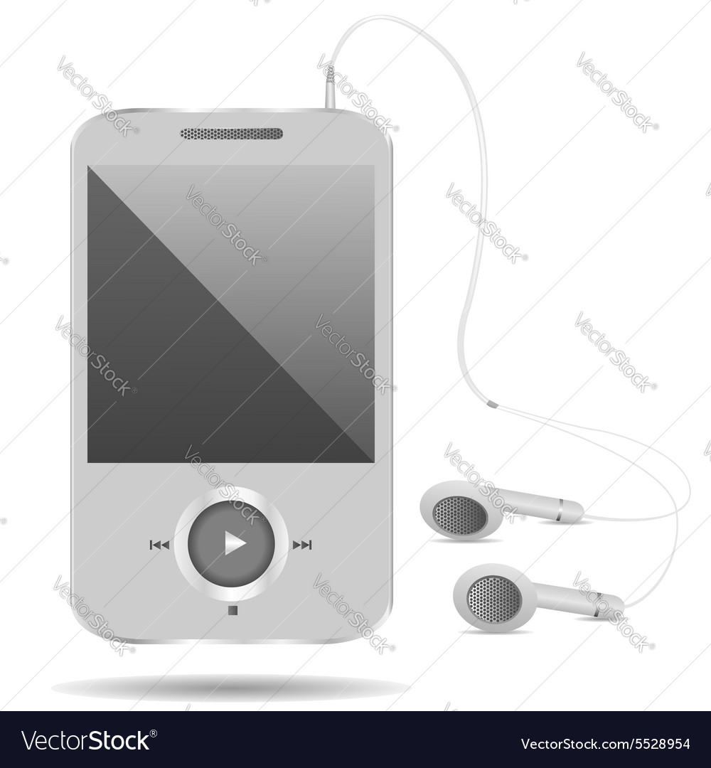 Mp3 player Royalty Free Vector Image - VectorStock