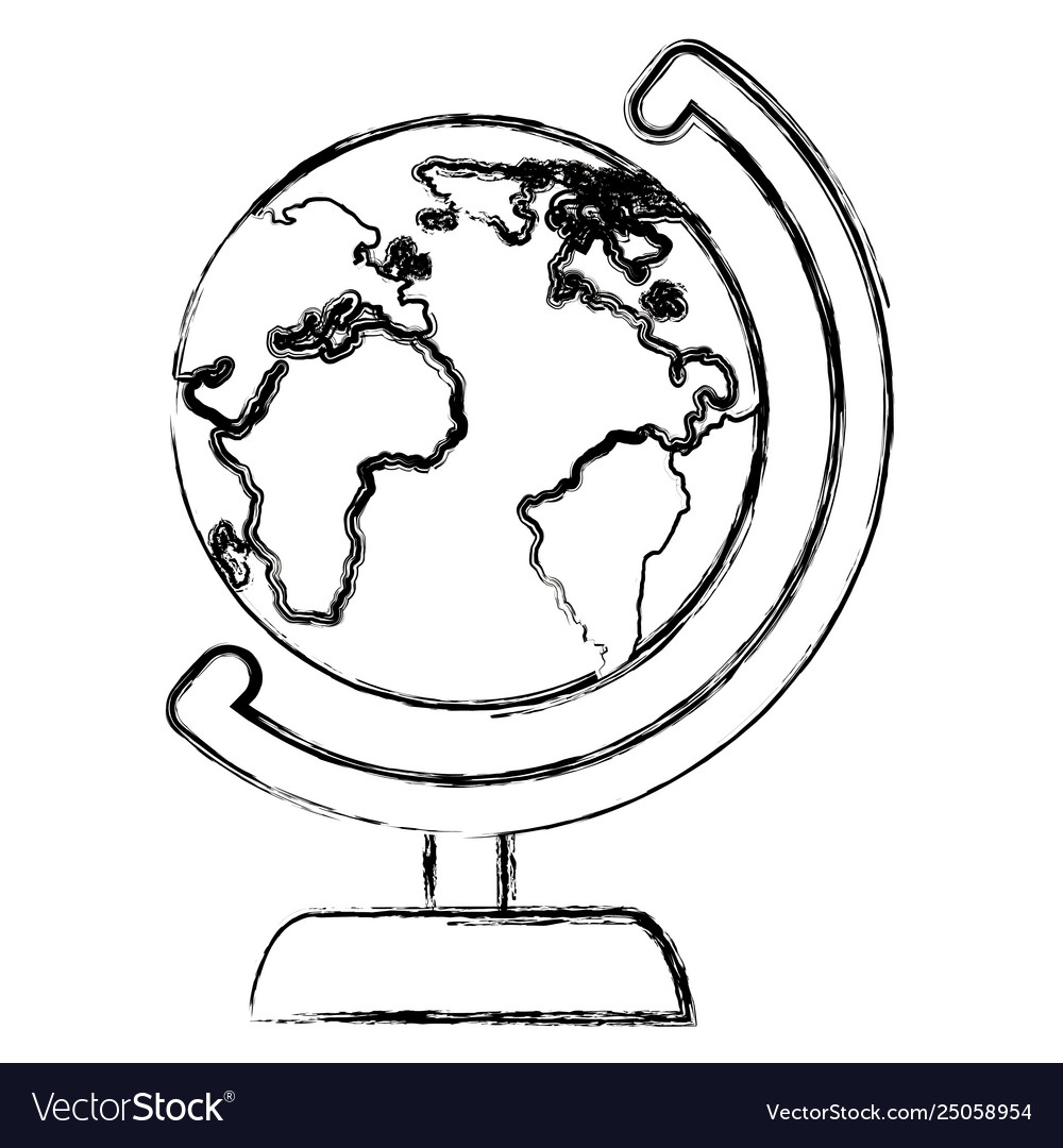 World planet earth icon Royalty Free Vector Image