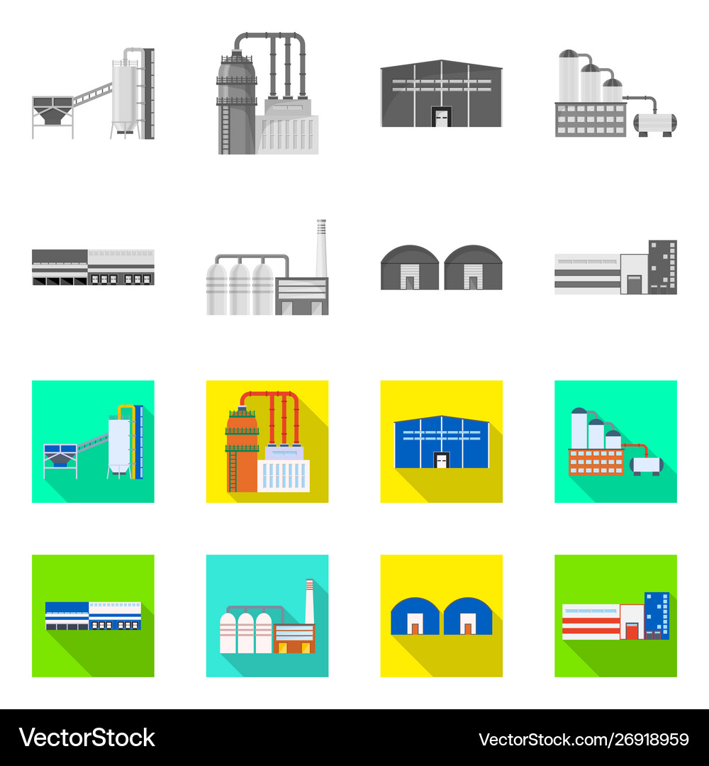 Isolated object production and structure icon Vector Image
