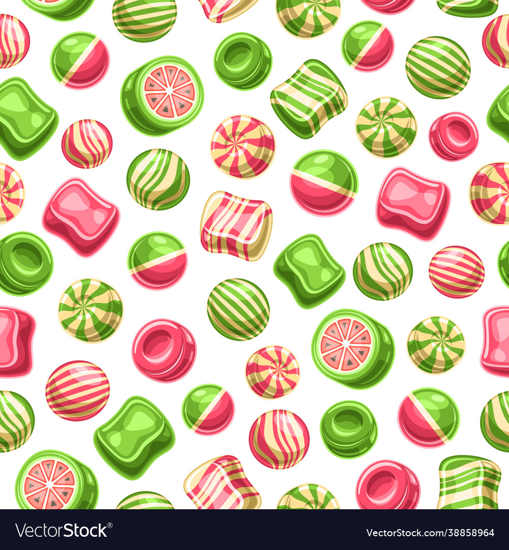 Candy seamless pattern Royalty Free Vector Image
