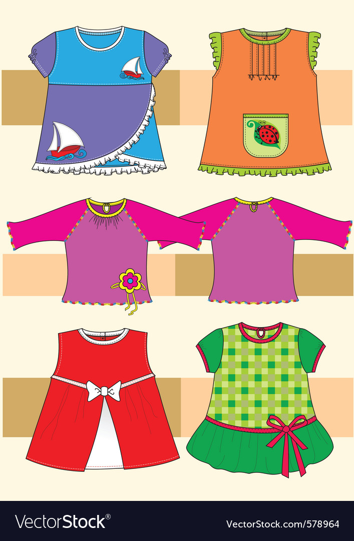 Clothes Royalty Free Vector Image - VectorStock