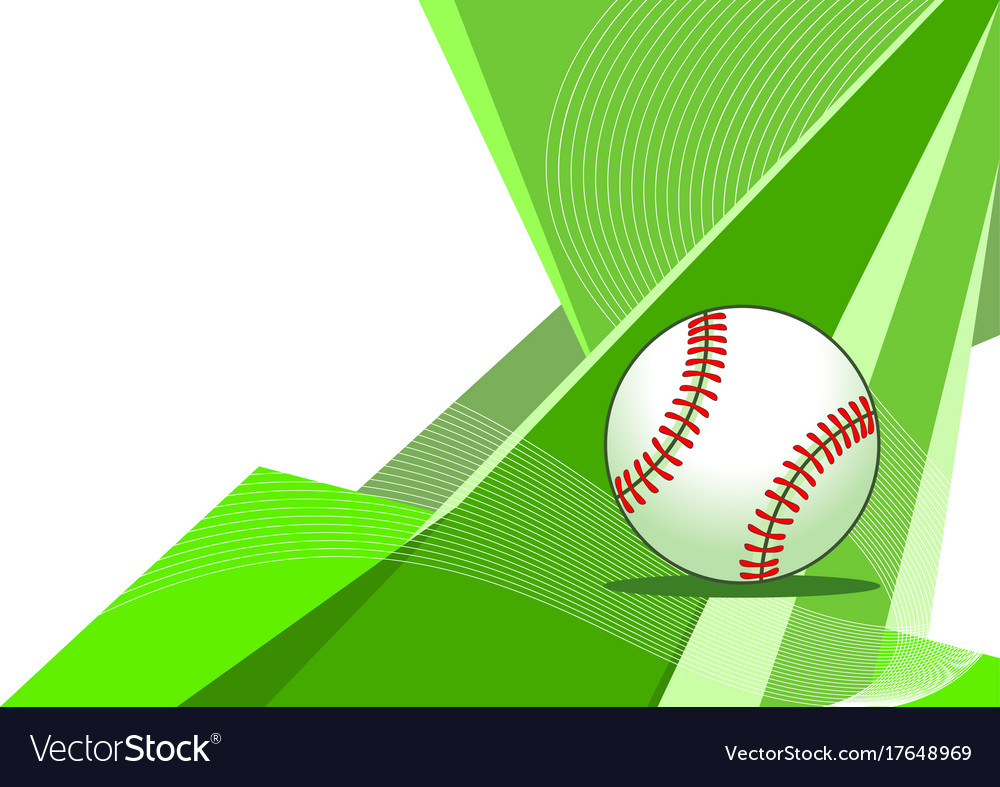 Baseball background Royalty Free Vector Image - VectorStock