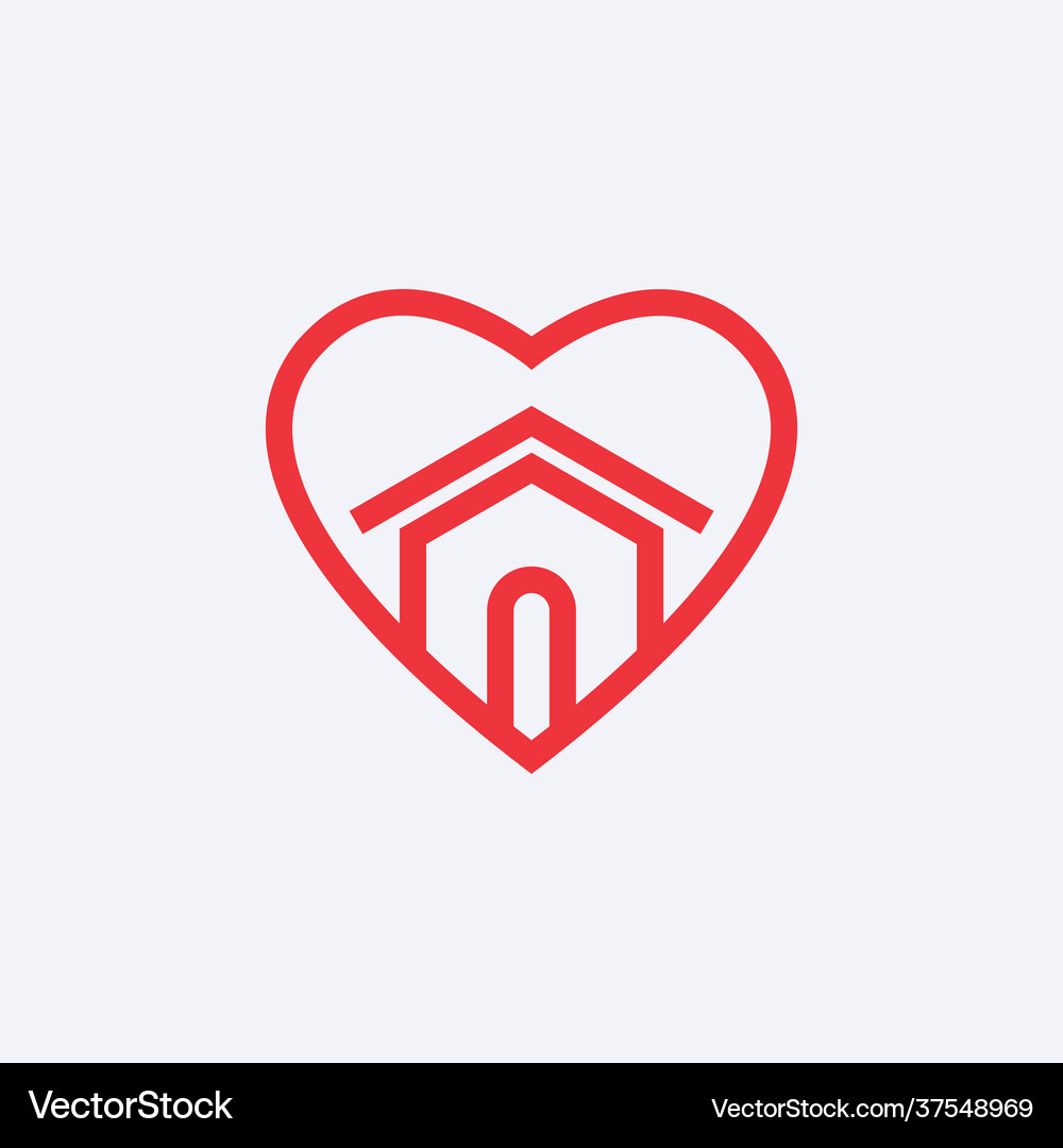 Love home icon Royalty Free Vector Image - VectorStock