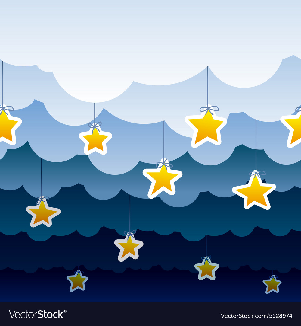 Night background pattern Royalty Free Vector Image