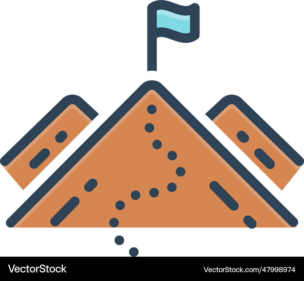 Peak Royalty Free Vector Image - VectorStock