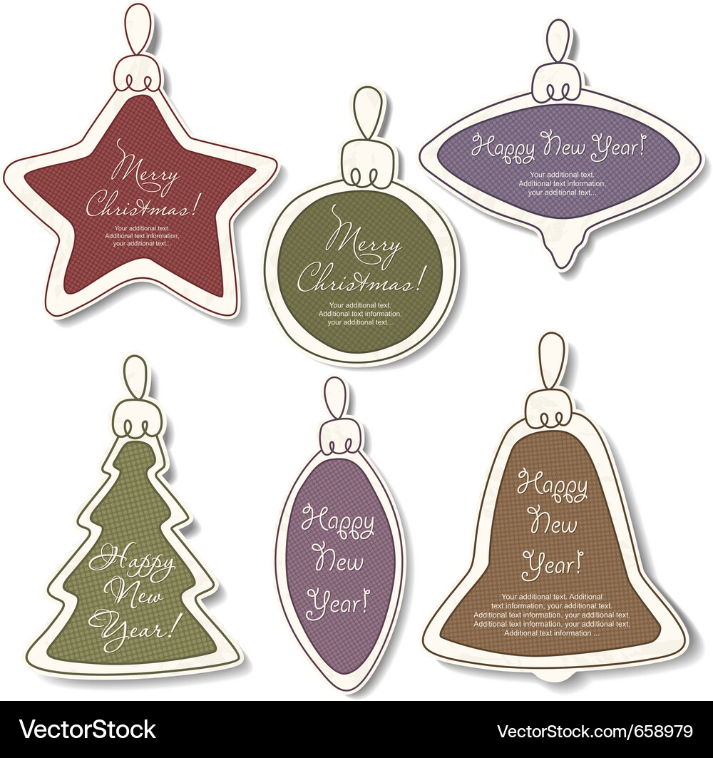Christmas decorations Royalty Free Vector Image