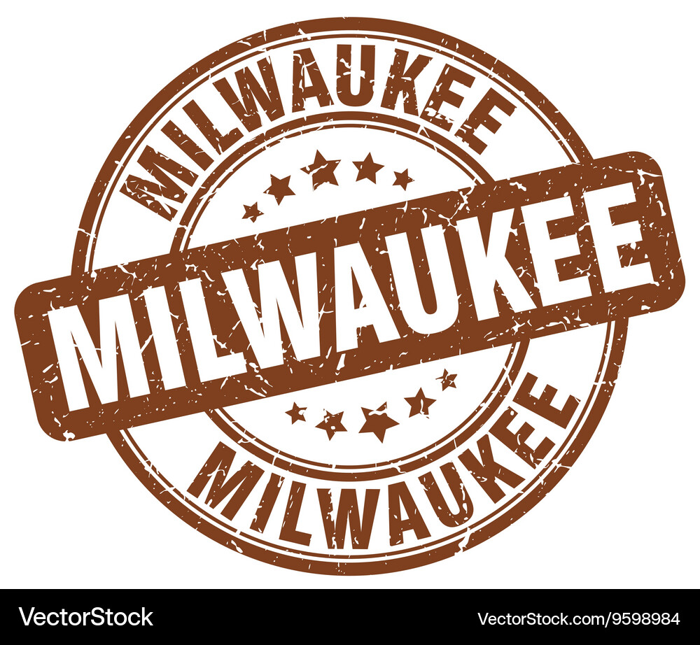Milwaukee stamp Royalty Free Vector Image - VectorStock