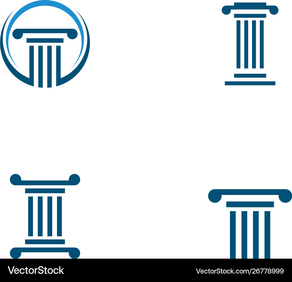 Column logo Royalty Free Vector Image - VectorStock