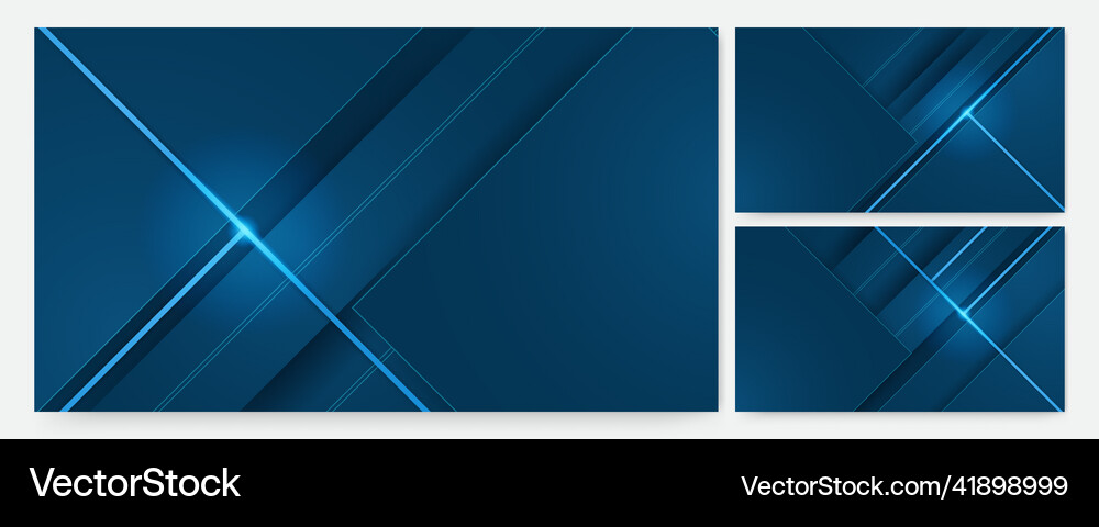 Modern light blue colorful abstract design banner Vector Image