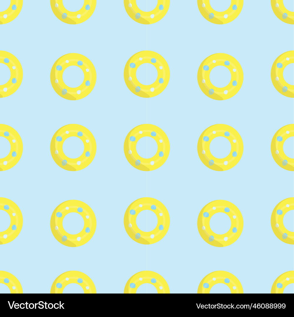 Pattern swimming circle Royalty Free Vector Image