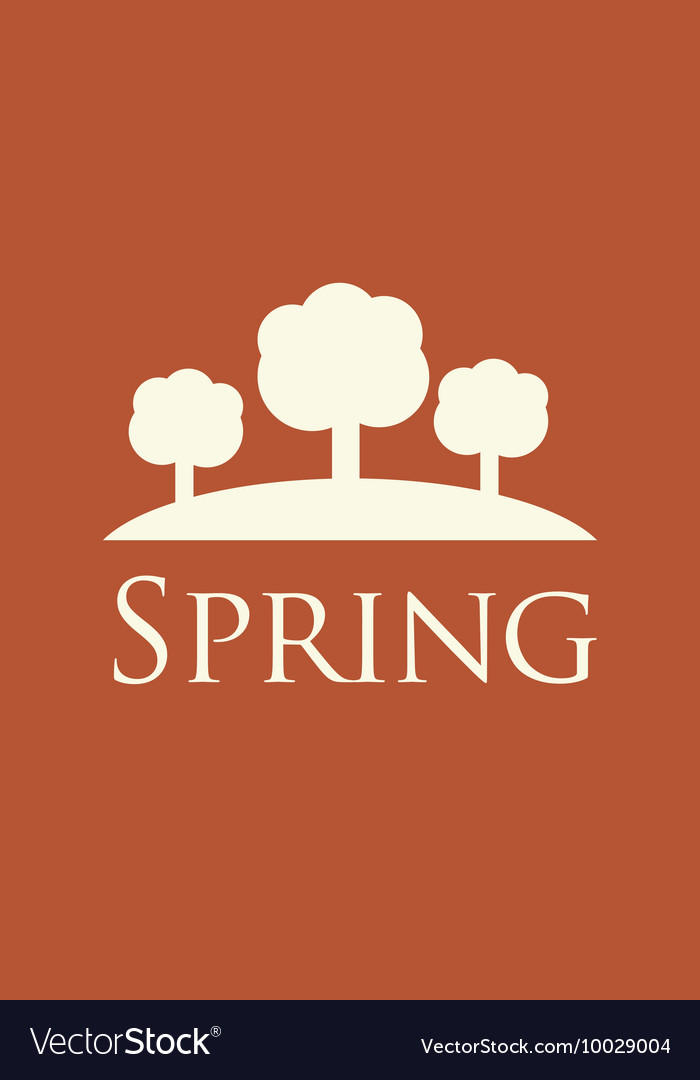 With spring Royalty Free Vector Image - VectorStock