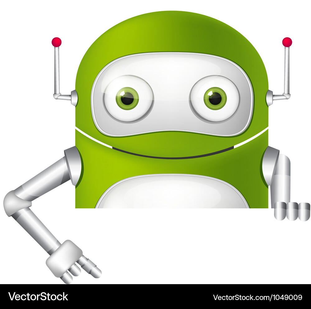 Adorable Robot Friend Royalty Free Vector Image