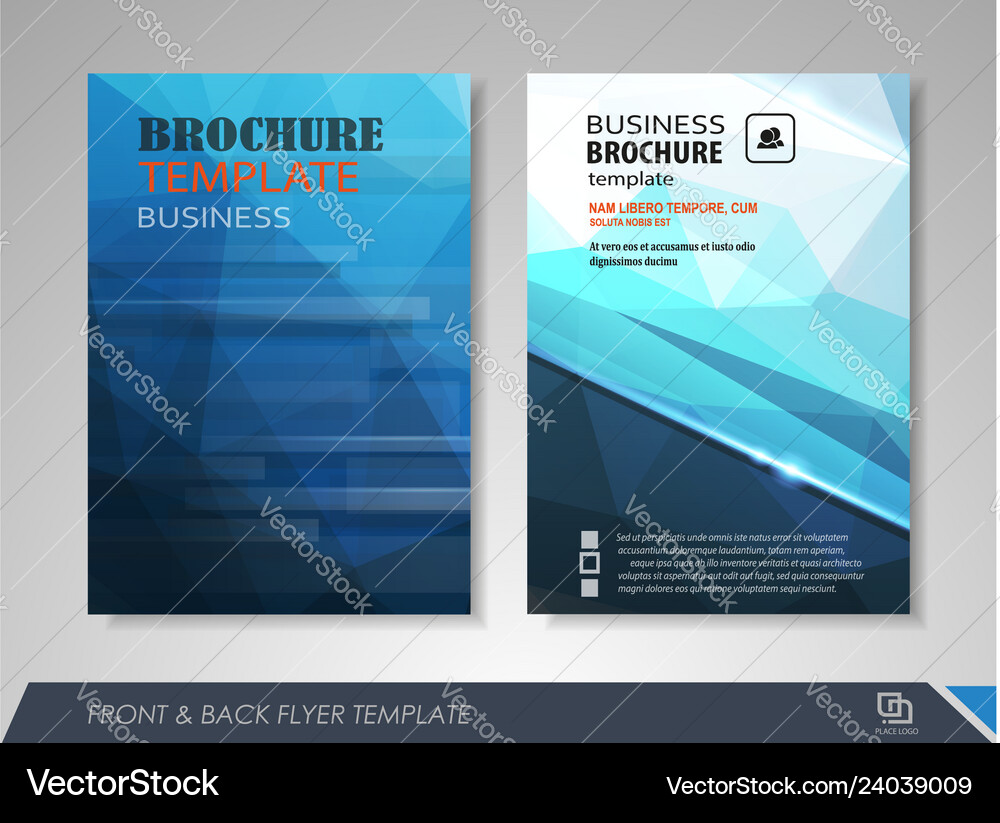 Presentation flyer Royalty Free Vector Image - VectorStock