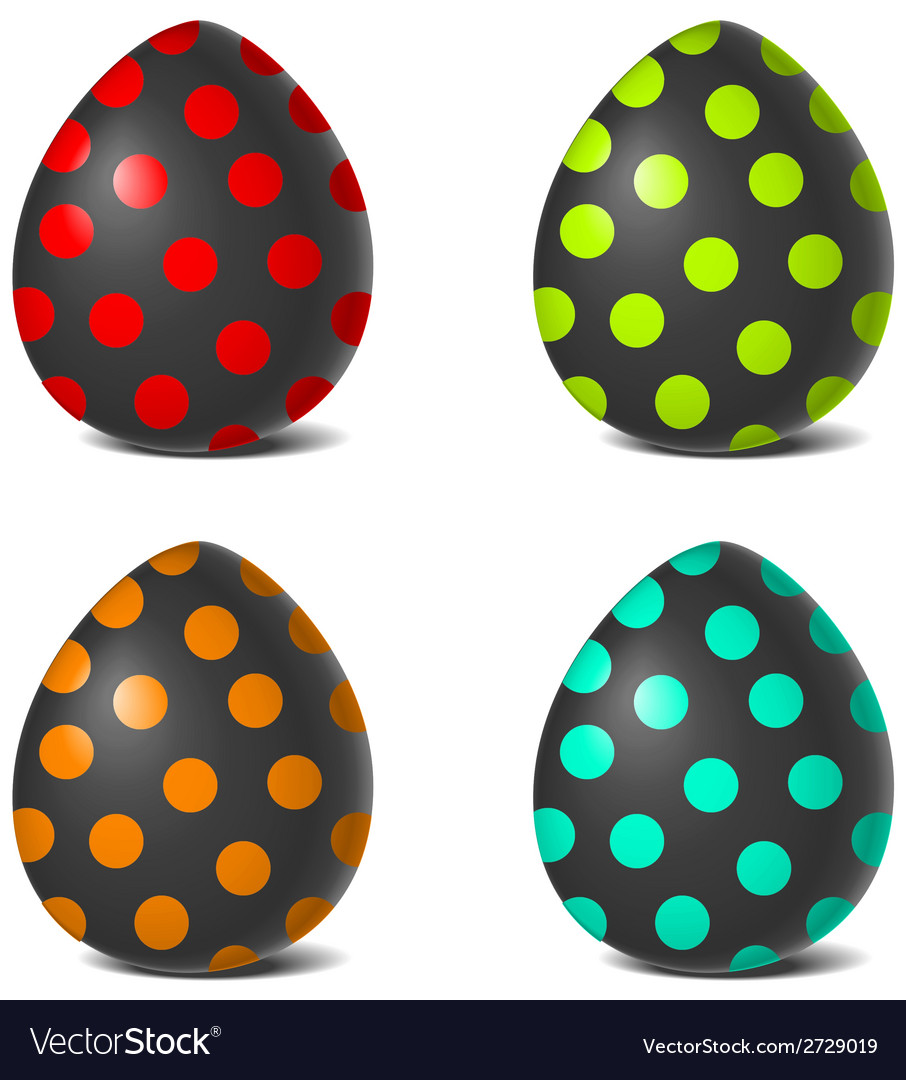 Easter color pattern Royalty Free Vector Image