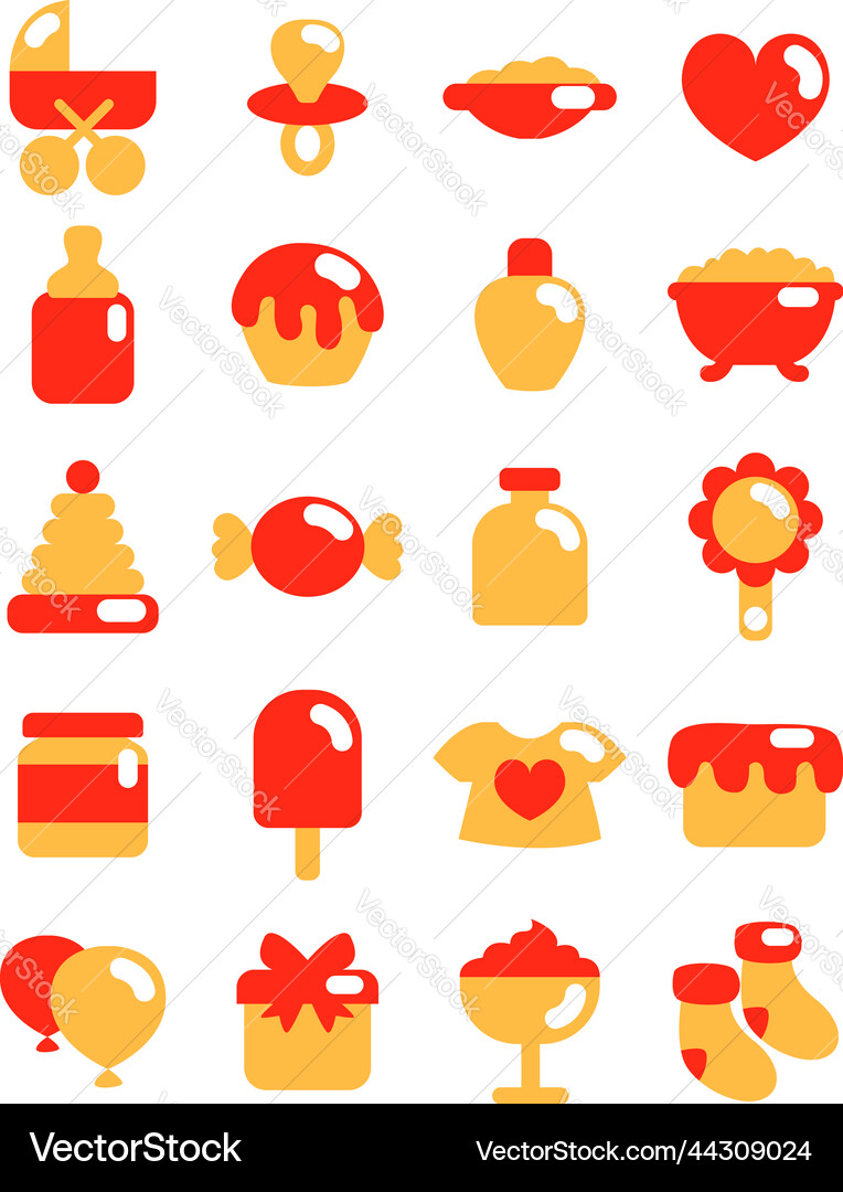 Baby care on a white background Royalty Free Vector Image