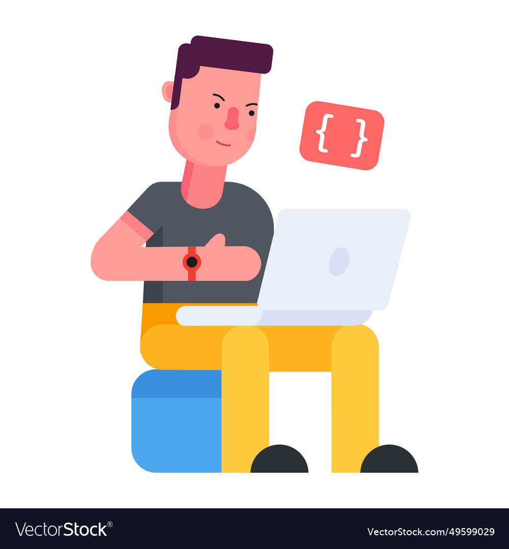 Developer Royalty Free Vector Image - VectorStock