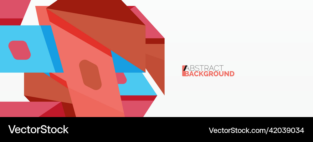 Abstract line and triangle background creative Vector Image