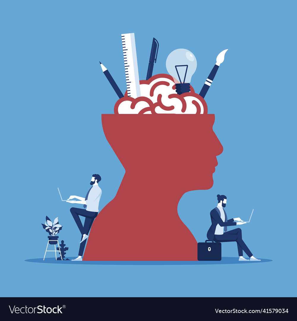 Business creative idea concept Royalty Free Vector Image Business creative idea concept Royalty Free Vector Image