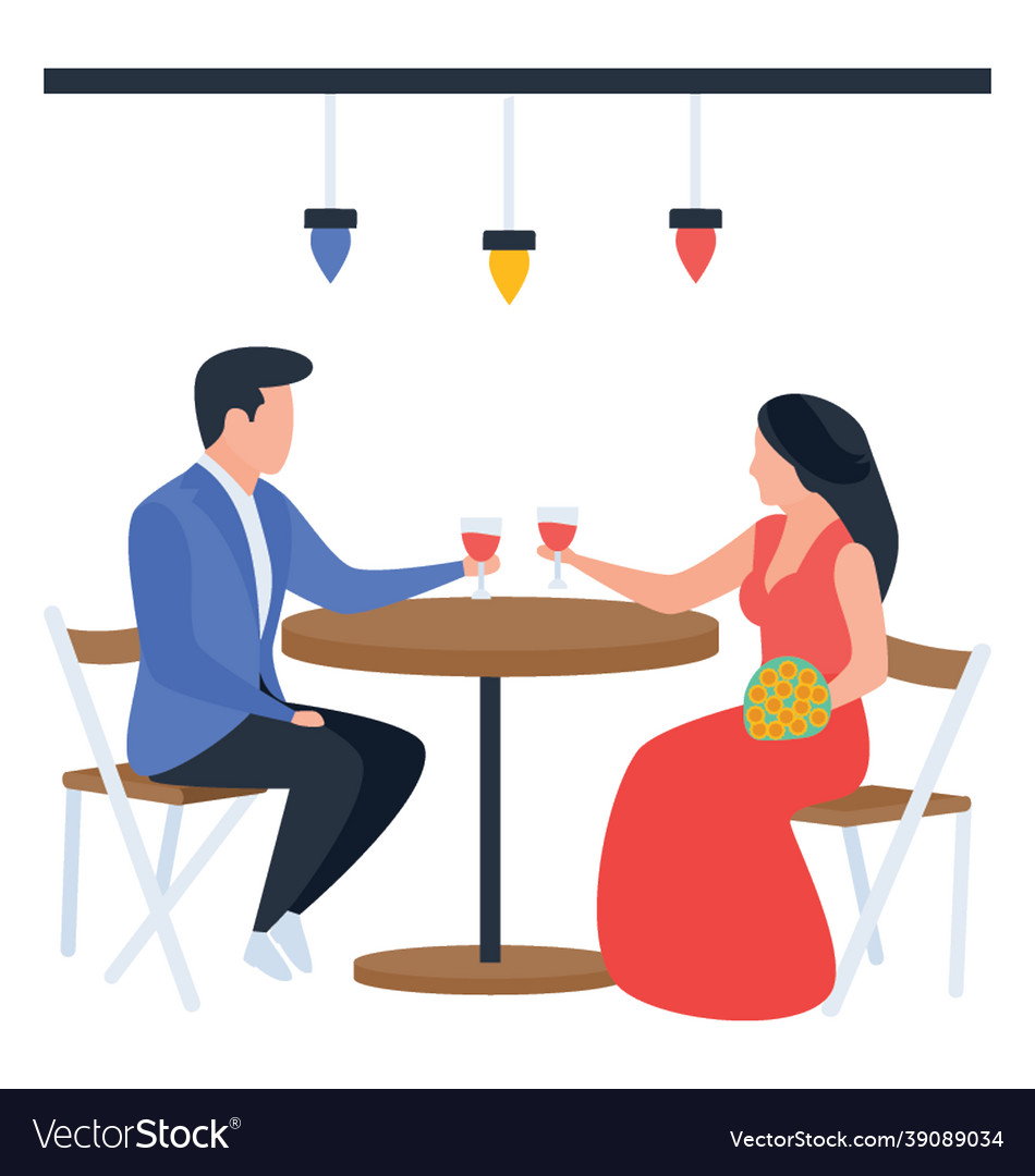 Dinner Royalty Free Vector Image - VectorStock