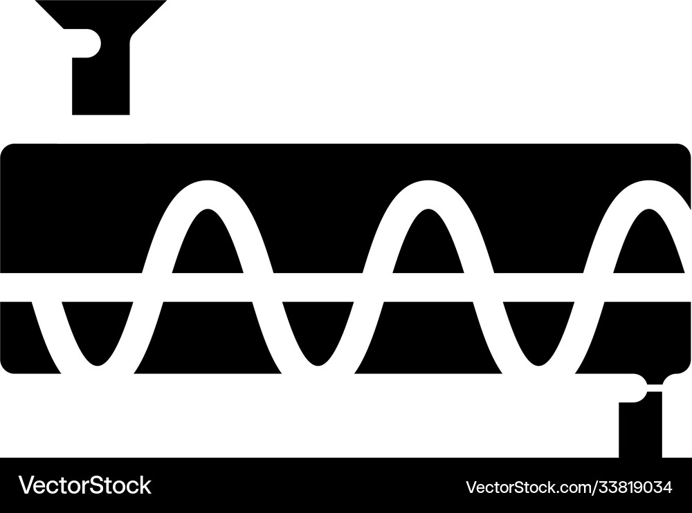 Purifier equipment glyph icon symbol Royalty Free Vector